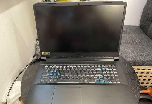 Игровой ноутбук 17.3" Acer Nitro 5 AN517-41, 512 ГБ, Ryzen 5 5600H, RAM 32 ГБ, GeForce RTX 3060 6 ГБ