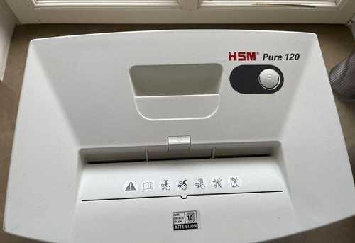 Измельчитель бумаги, шредер HSM Pure 120