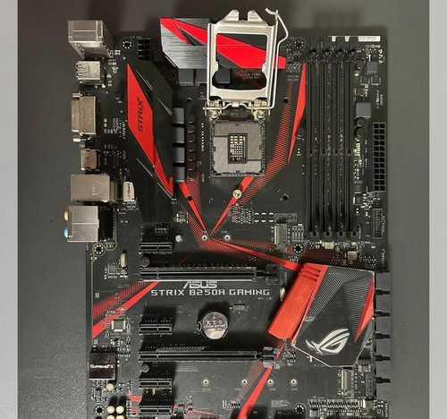 Материнская плата asus strix B250H gaming