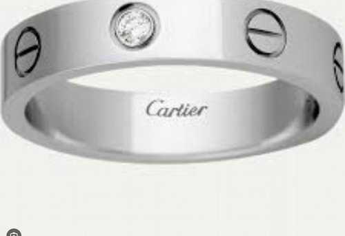 Золотое кольцо Cartier С бриллиантом