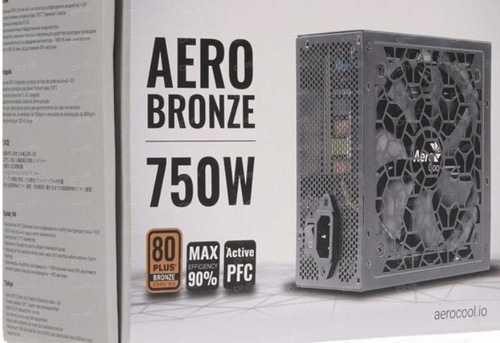 Блок питания AeroCool aero bronze 750W