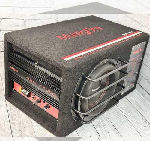Активный сабвуфер MusicFire 2000W 8" с проводом