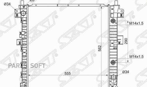 Радиатор охлаждения ссангйонг Кайрон 05
