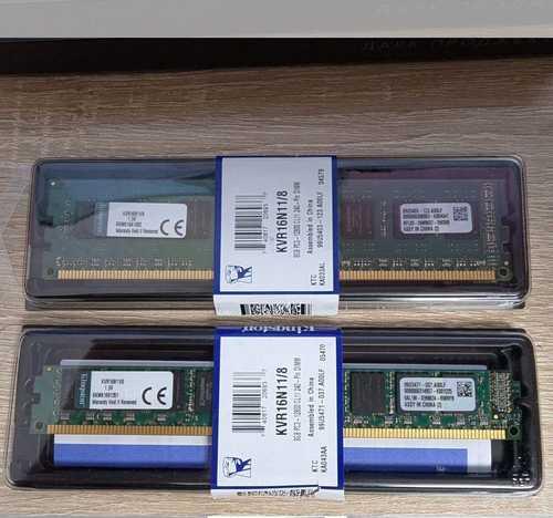 Оперативная память Kingston valueram KVR16N11/8