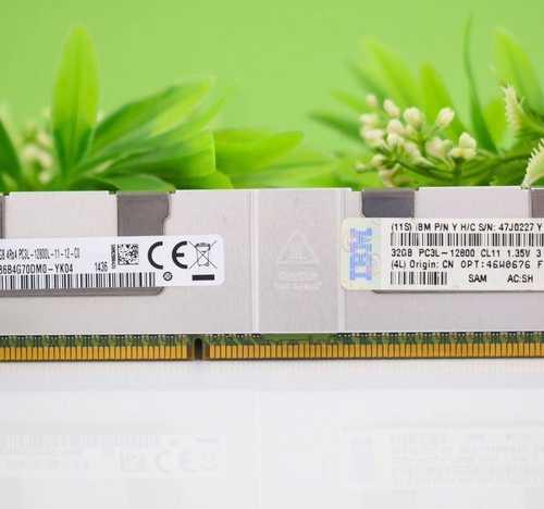 Память 32GB DDR3 L ECC REG samsung (1600 MHz) 4Rx4