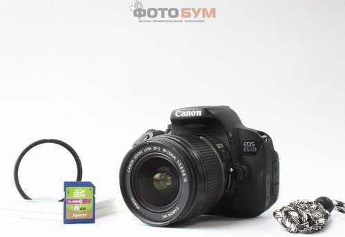 Canon 650D body + Объектив Canon EF-S 18-55mm