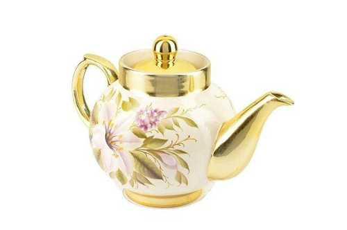 Чайник заварочный для самовара «Лилии на белом