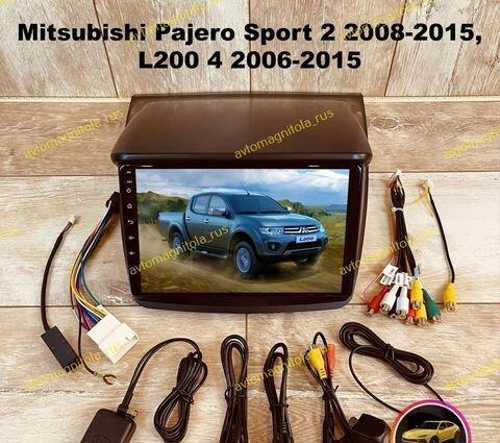 Магнитола на Mitsubishi Pajero Sport 2, L200 06-15