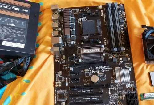 Gigabyte 970A zalman750 amd fx4300 4Gb