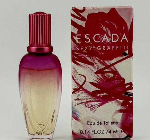 Escada sexy graffiti edt 4 мл винтаж б/у