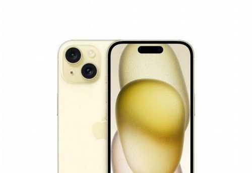 Смартфон Apple iPhone 15 Dual Sim (желтый)
