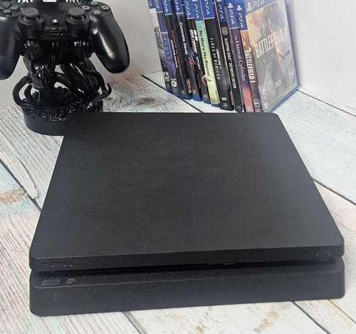 Sony playstation 4 slim 1tb с играми