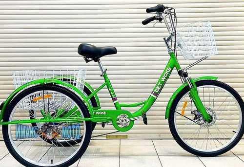 Велосипед Get Woke Lux 24" зеленый