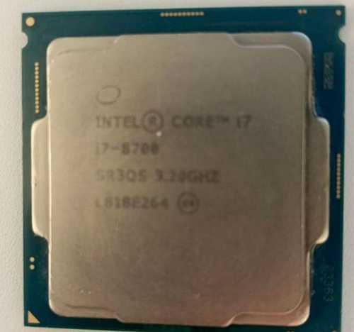 Cpu intel core i7 8700 процессор