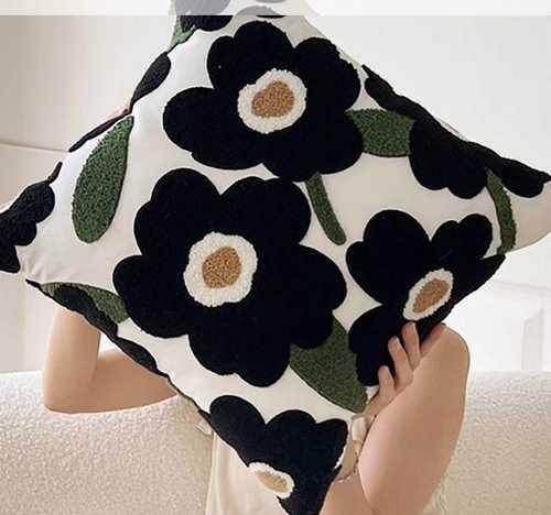 Подушка декоративная новая 45х45в стиле marimekko