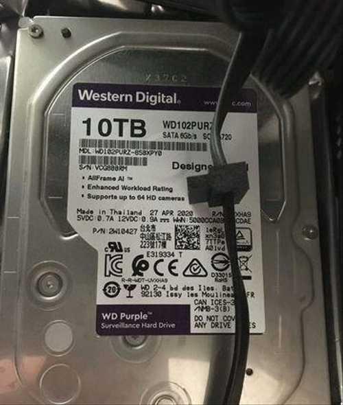 HDD WD Purple 10TB WD102purz