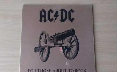LP AC/DC "For Those About To Rock" Japan NM 1981