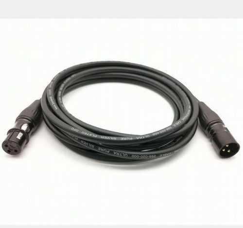 G1-XLR-M-F-0100-0 Кабель микрофонный XLR-M-F, 1м, ZZcable