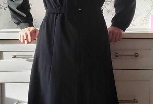 Черное женское австрийское платье