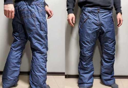 Сноубордические горнолыжные штаны джинсовые новые