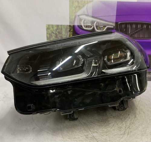 Bmw G02 LED black фара левая Рестайлинг