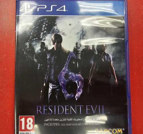 Игра Resident Evil 6 ps4