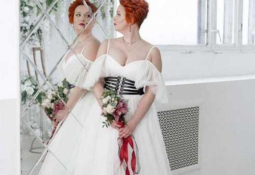 Свадебное платье пышное 46-48