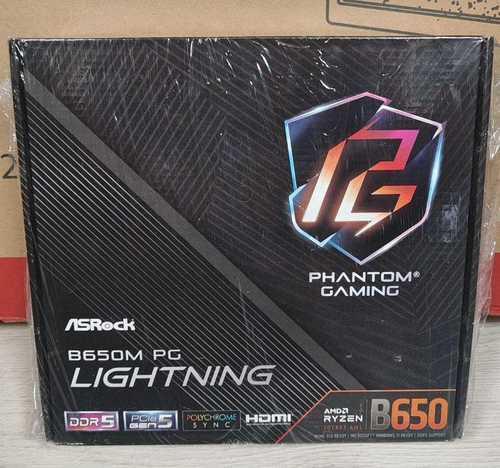 Asrock B650M Pg Lightning AM5 Материнская плата