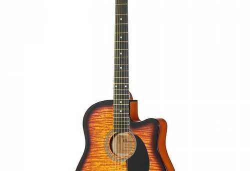 LF-3800CT-SB Фольковая гитара вырез homage
