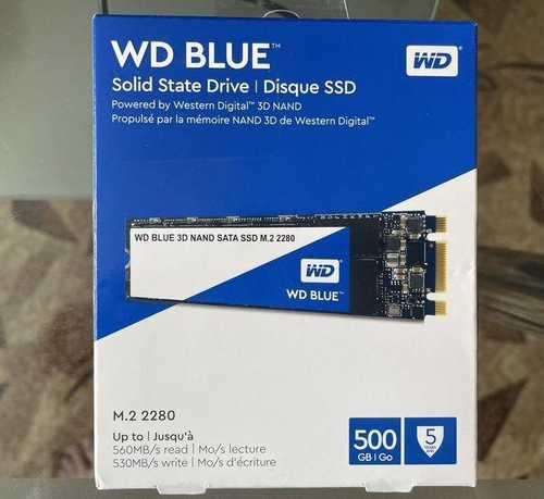 Western Digital WD Blue SATA 500 гб M.2