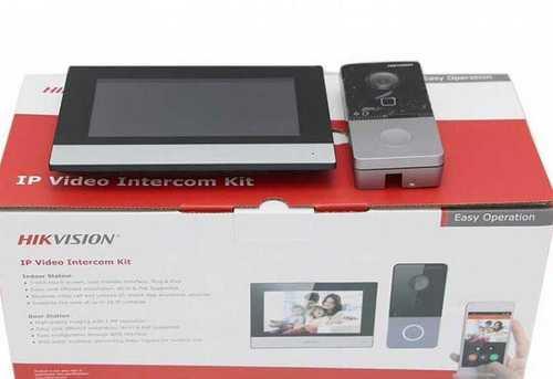 Комплект видеодомофона Hikvision Kis-603-P