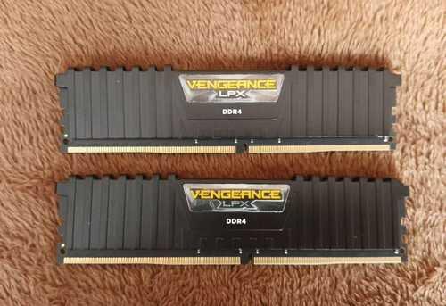 Озу DDR4 Corsair vengeance lpx 16 gb
