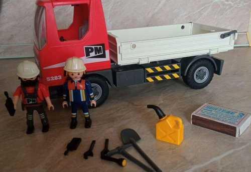 Конструктор playmobil грузовик с рабочими
