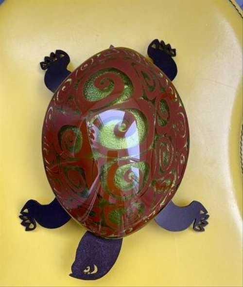 Муранское стекло сувенир черепаха на удачу)