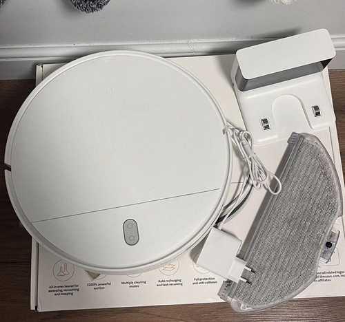 Робот пылесос xiaomi mi robot vacuum mop essential