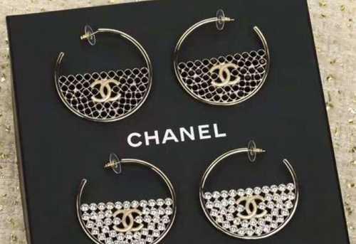 Серьги Chanel шанель