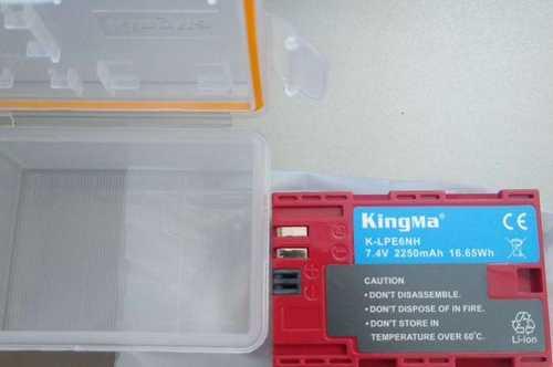 Аккумулятор Canon LP-E6NH (2250mah) Kingma