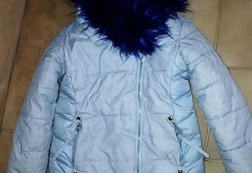 Куртка для девочки зима 134