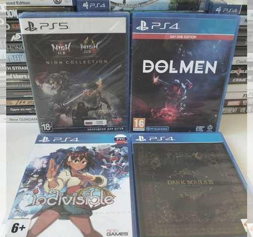 PS4 Dolmen/ Nioh/ Dark Souls 3/ indivisible