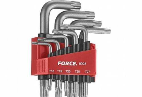 Набор ключей Г-образных torx Т10-Т50 9 шт Force
