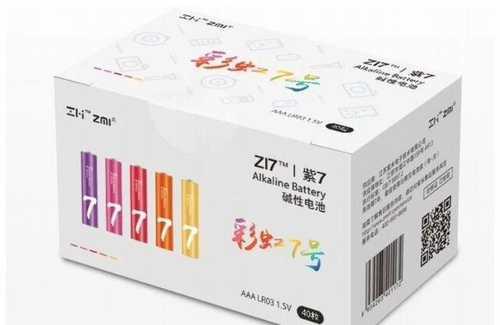 Батарейки ZMI Rainbow ZI7 тип AAA 40 шт. (Сolored)