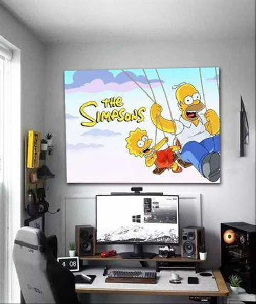 Картины Симпсоны The Simpsons на холсте