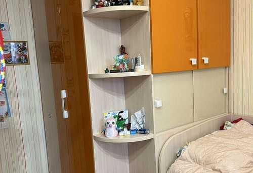 Шкаф+кровать в детскую комнату фирма Лазурит