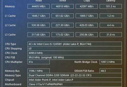 17.3" ARDOR GAMING G17-I5ND301, 512 ГБ, Core i5-12450H, RAM 16 ГБ, GeForce RTX 3050 4 ГБ