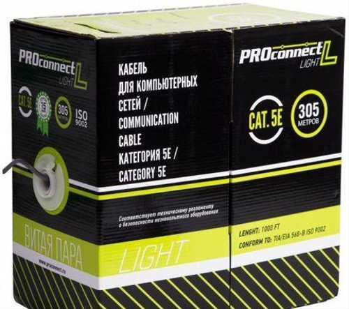 Кабель витая пара PROconnect light FTP бухта 305 м