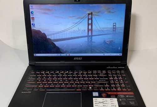 Игровой ноутбук MSI i7 7700hq / GTX 1060