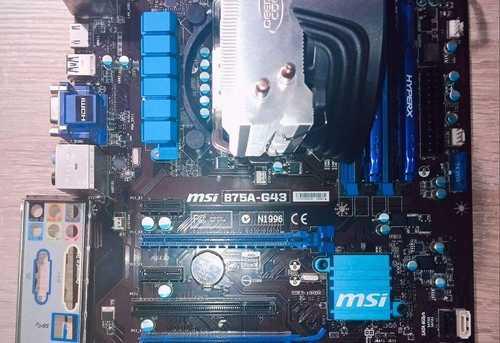 Мп gigabyte b75a-g43 + i7 3770k + 16 gb + куллер