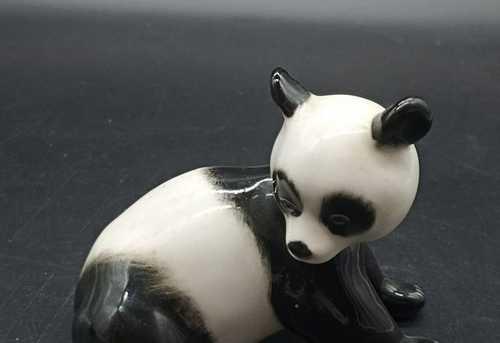 Фарфоровая статуэтка Панда, лфз