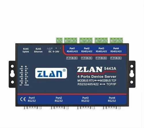 Zlan5443a 4 порта конвектор