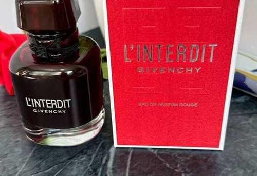 Givenchy L'interdit Rouge 80 мл парфюм вода